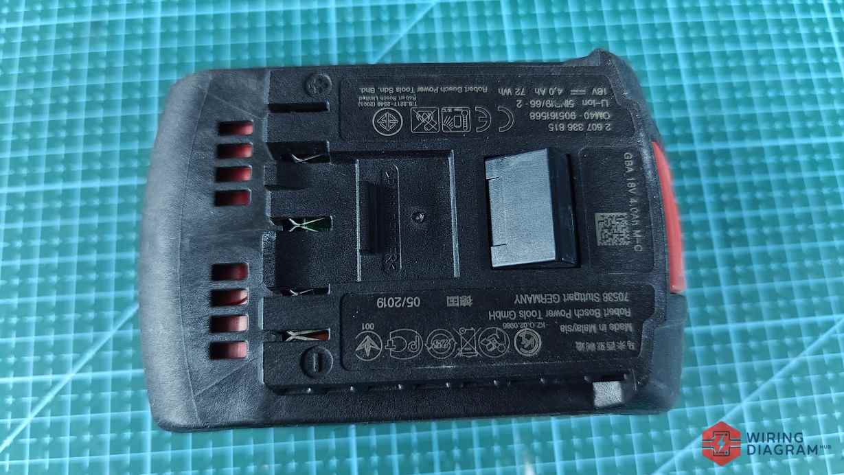 Bosch 18V Battery Pinout Wiring Diagram (Battery Interface) - Wiring ...